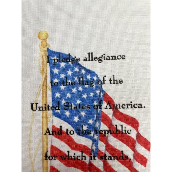 Unbranded | Wall Decor | Vintage Patriotic Banner Usa Pledge Of ...